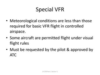 What is Special VFR (SVFR) – Aviator Tells